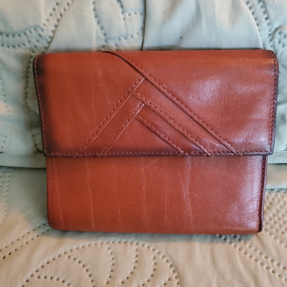 Roles | Bags | Roles Leather Wallet Genuine Leather With Defect | Poshmark